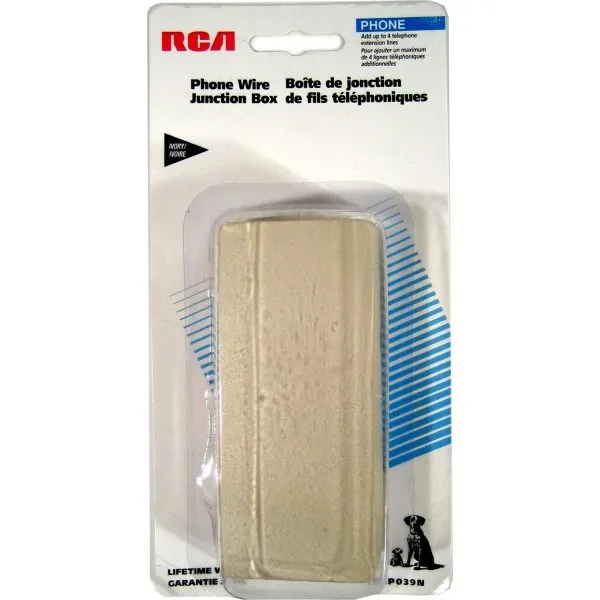 Phone Wire Junction Box - RCA Branded - Just One Cable Inc